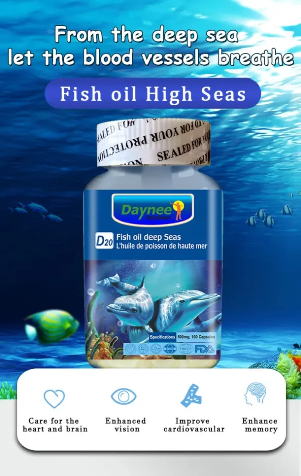 Deap Seas Fish Oil Softgel With EPA and DHA